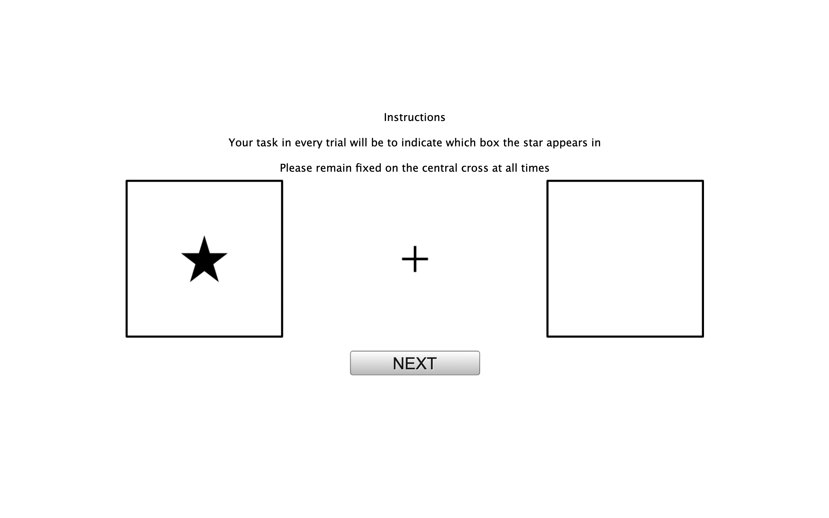 Posner cueing task - Free online template and explainer guide